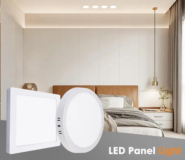 Spot LED Apparent 18W Carré 205mm lumière blanche 6500K - Lumina