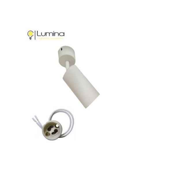 Spot Apparent GU10 Blanc Murale ou Plafonnier - Lumina